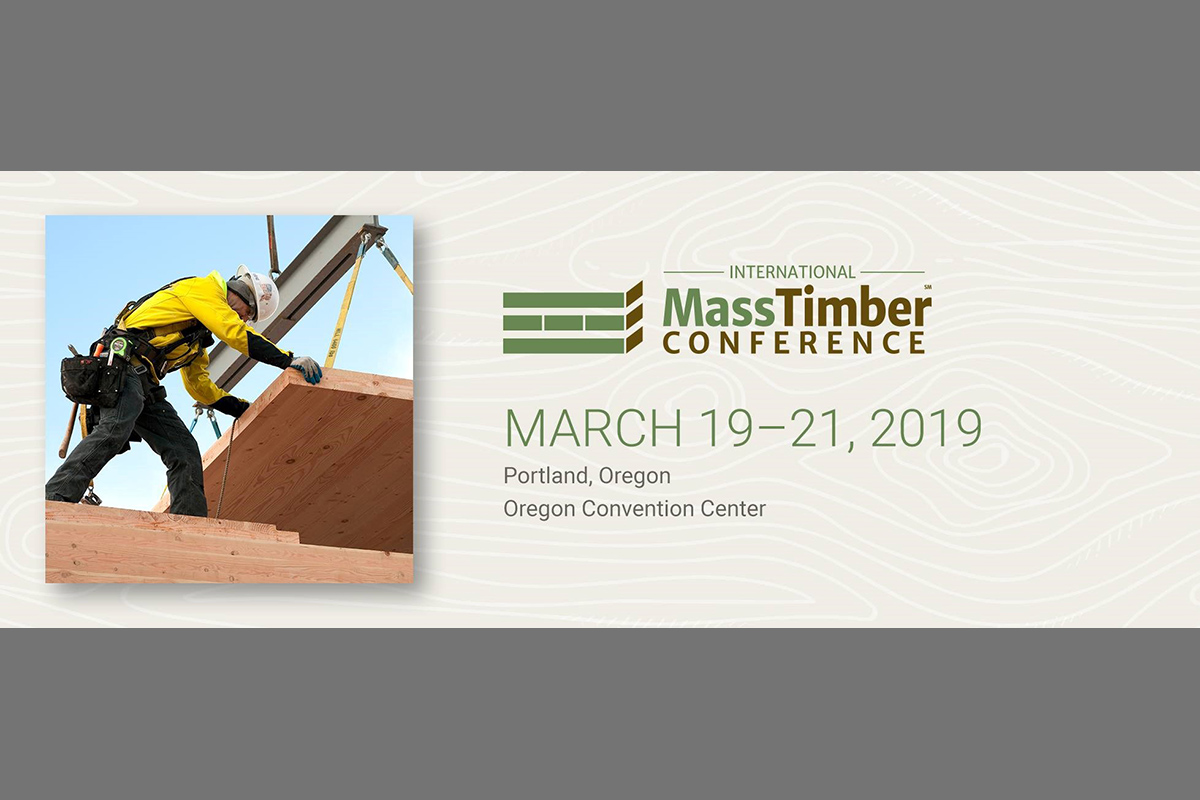 Presentation at International Mass Timber Conference - Intelligent City
